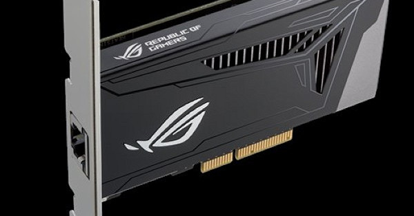 造型犀利：ASUS 华硕 推出 ROG AREION 10G 万兆网卡_网卡_什么值得买