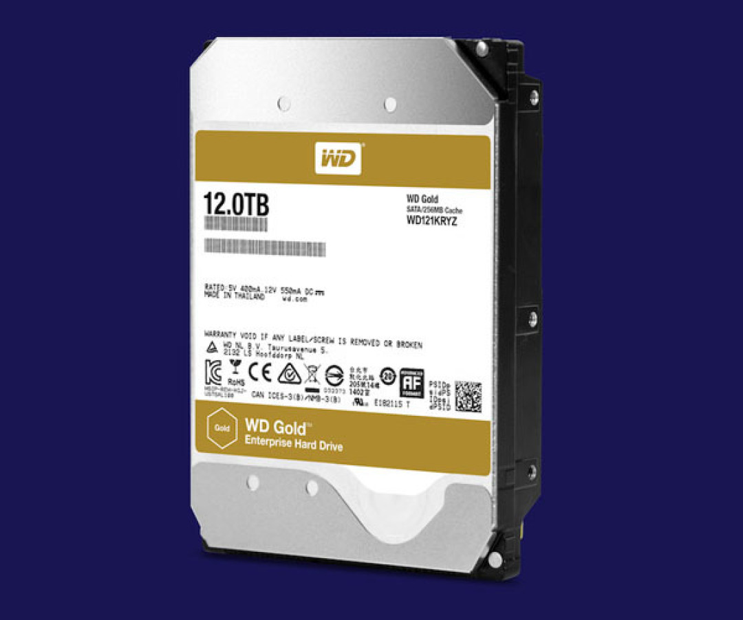 12TB容量、主打耐用性：WD 西部数据 发布 WD121KRYZ“金盘”机械硬盘521.99美元（约3400元）_机械硬盘_什么值得买