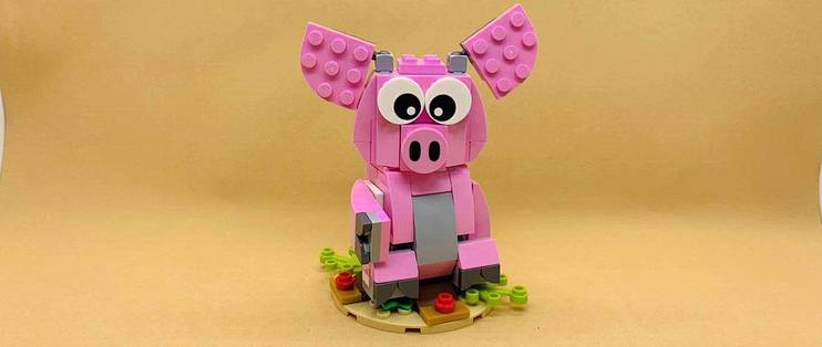 猪年大吉！乐高40186 YEAR OF THE PIG猪年生肖纪念版很萌很Q_拼插积木_什么值得买