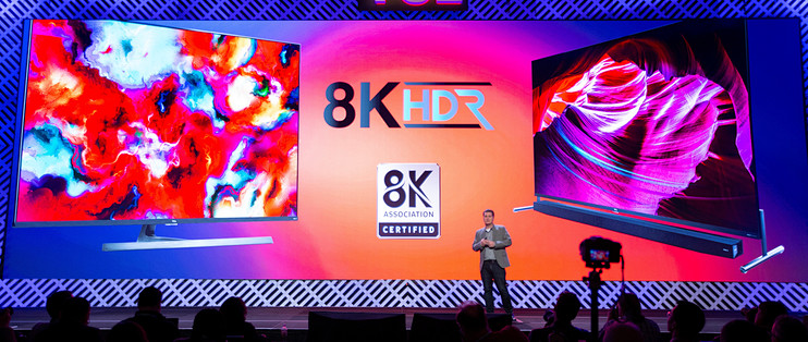 TCL亮相CES2020，发布8K电视X9及Mini LED等技术_电视_什么值得买