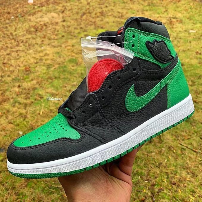2020年发售的AJ1黑绿和AJ1黑绿脚趾有何区别？_运动鞋袜_什么值得买