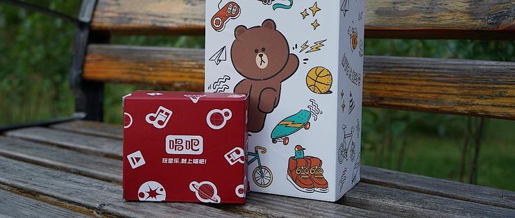 小巧呆萌的小巨蛋麦克风Q3体验——LINE FRIENDS 布朗熊心动版_麦克风_什么值得买