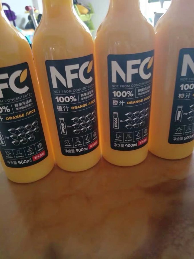 农夫山泉NFC果汁_NONGFU SPRING 农夫山泉 100%NFC果汁饮料橙汁900ml*4瓶整箱装鲜果压榨0添加多少钱-什么值得买