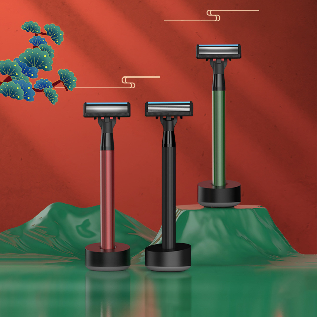 【视频】潮男必备，低成本提升品味，焕醒手动剃须刀套装分享_手动剃须刀_什么值得买