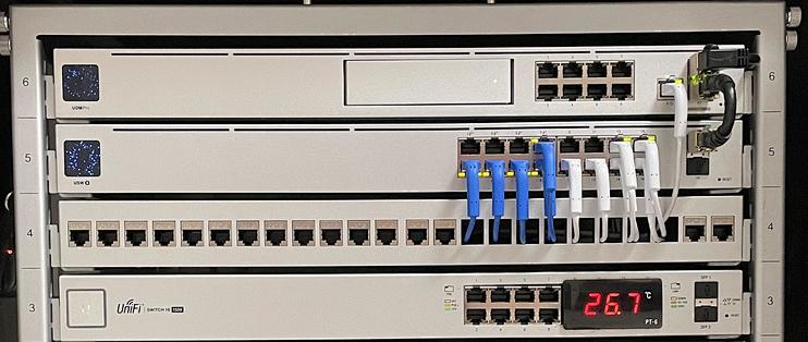 Ubnt 6U机架展示_服务器_什么值得买