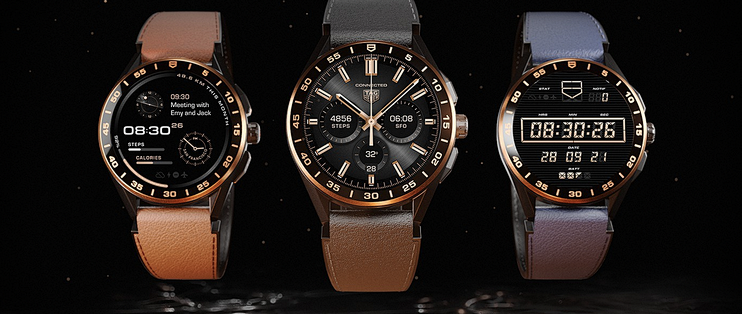TAG HEUER泰格豪雅CONNECTED智能腕表耀黑版_手表_什么值得买