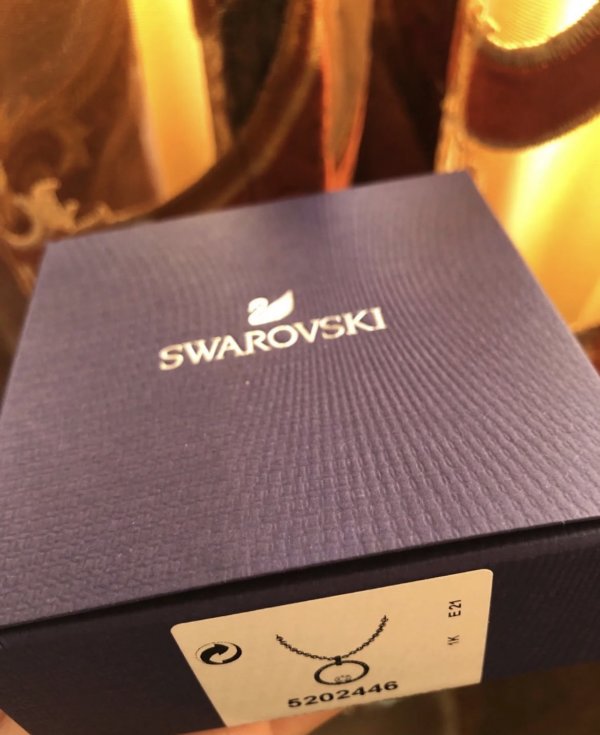 施华洛世奇时尚项链_SWAROVSKI 施华洛世奇 5198686 圆环镂空项链多少钱-什么值得买