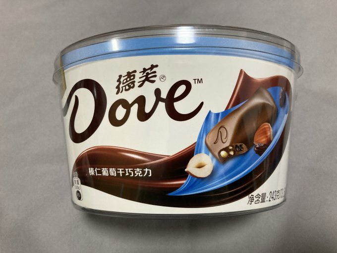 德芙糖果巧克力_Dove 德芙 榛仁葡萄干巧克力 243g多少钱-什么值得买