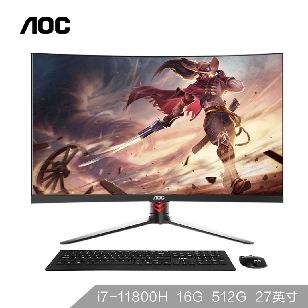 买显示器送电脑，一机一线办公娱乐需求全满足，AOC AIO的卢958体验分享_一体机_什么值得买