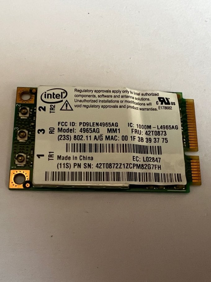 接口转换器怎么样 原装intel 4965AG 无线网卡_什么值得买