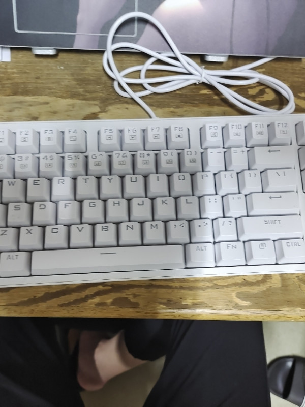 微星键盘_MSI 微星 VIGOR GK50Z MINI 87键 有线机械键盘 白色 高特青轴 RGB多少钱-什么值得买