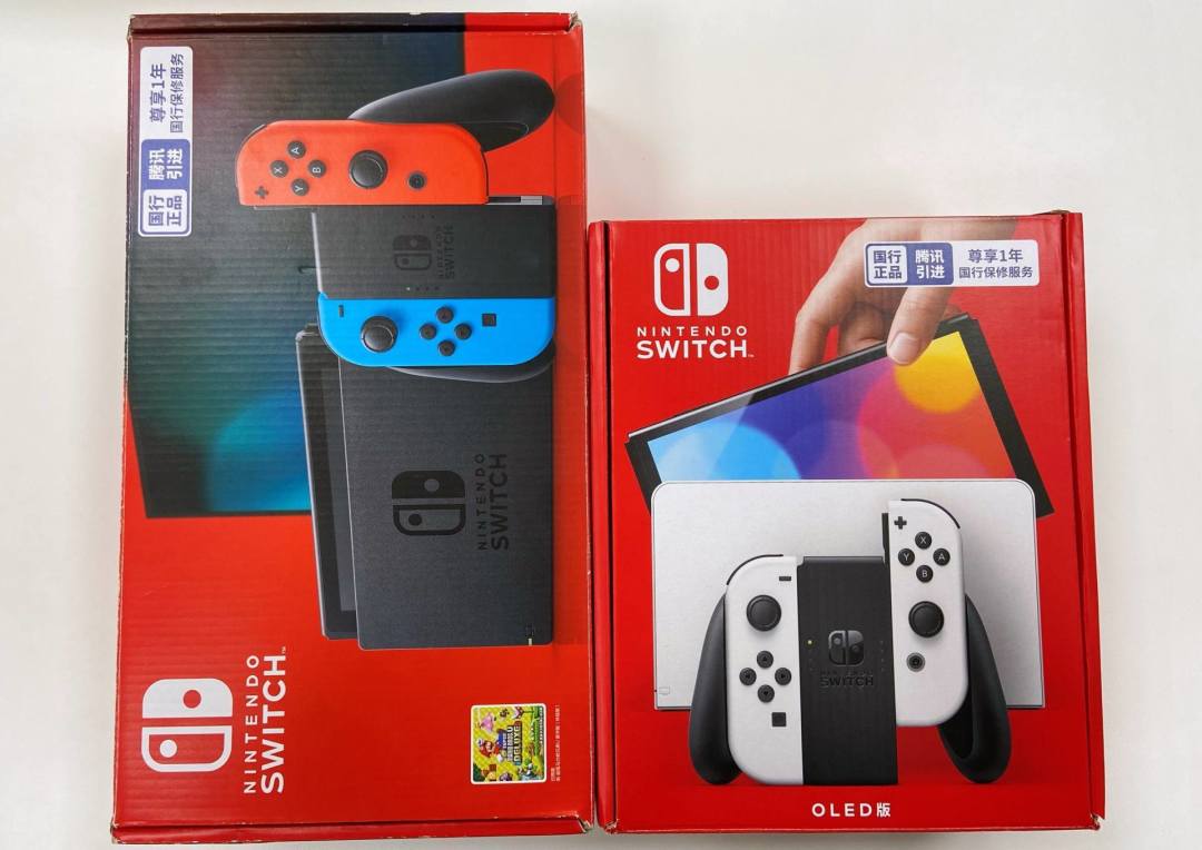 到站秀：国行Switch OLED款机型，OLED大屏更清晰，不止屏幕有升级今年年货送礼佳品似乎已经有结论了_游戏机_什么值得买