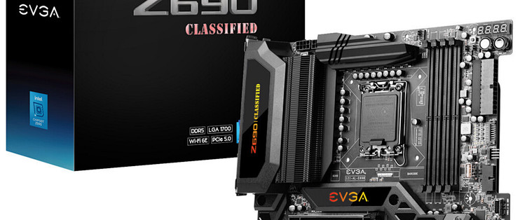 EVGA 发布 顶级 Z690 CLASSIFIED 主板，19相供电，双2.5G千兆_主板_什么值得买