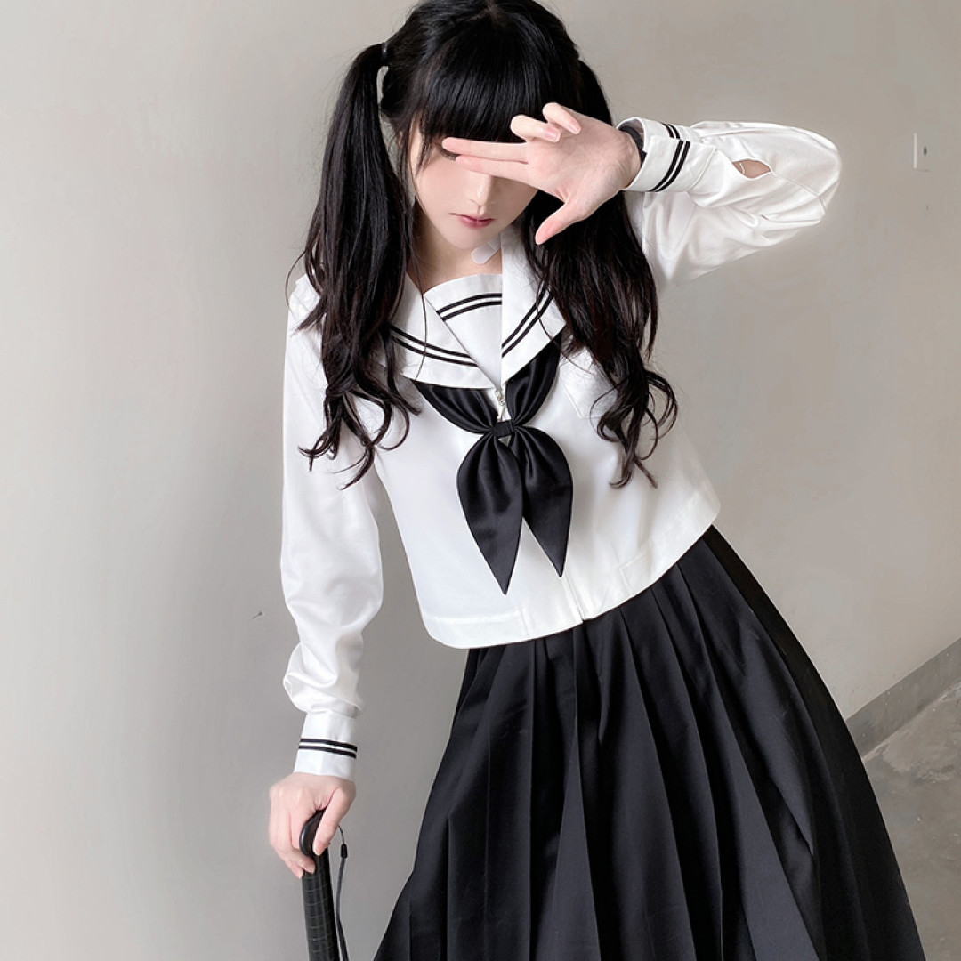 体重120斤穿上“秒变”90斤的JK新穿法~你还没学会？_JK制服_什么值得买