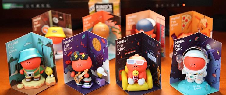 Redmi K50新品发布会限量40000份，Redmi品牌吉祥物KINO大魔王潮流限量盲盒开箱_玩具_什么值得买