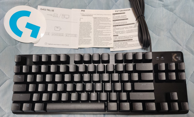 罗技G412 TKL SE键盘怎么样 罗技G412 TKL SE机械键盘开箱_什么值得买