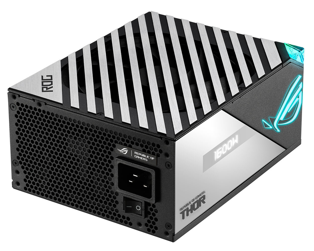 华硕发布雷神系列 1600W 电源：钛金认证、支持 600W 功率_电脑电源_什么值得买