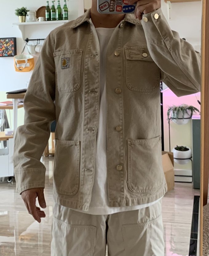 carhartt WIP男外套怎么样 carhartt wip经典水洗密歇根_什么值得买