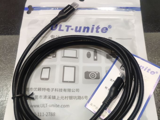 优籁特数据线怎么样 ULT 双typec数据线，性价比真高_什么值得买
