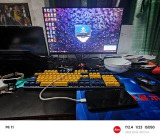 imagic 梦想家 M242FG 24英寸 IPS G-sync FreeSync 显示器（1920×1080、165Hz、HDR10 ...