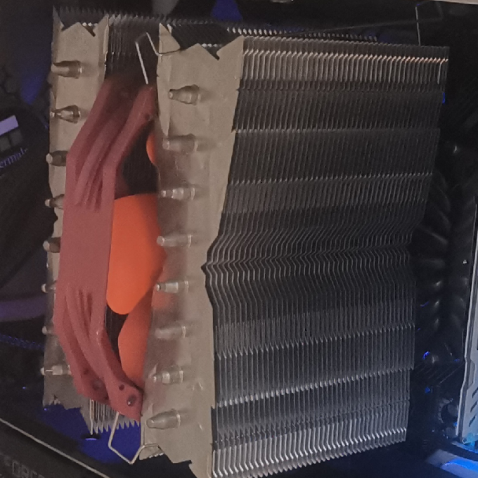 利民散热器怎么样 TY-143：机箱内的红色风暴_什么值得买