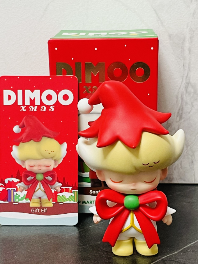 DIMOO圣诞系列2019～礼物精灵_什么值得买
