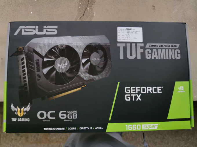 华硕TUF-GeForce GTX 1660S-O6G-GAMING显卡怎么样 650块收了一张华硕1660s显卡，总比没有强_什么值得买
