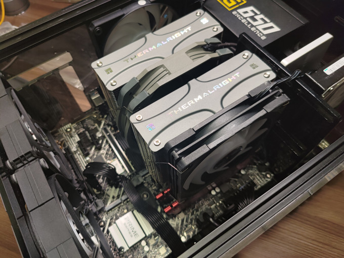 利民FC140 冰封统领散热器怎么样 利民FC140对比PA120SE升级不明显_什么值得买