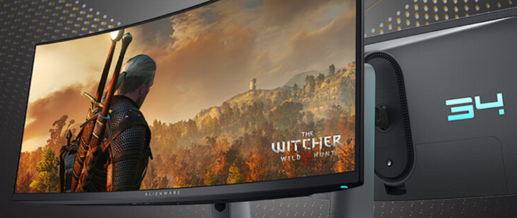 外星人新款 AW3423DWF 开卖，量子点技术、34英寸4K曲面屏首发到手价9999元_显示器_什么值得买