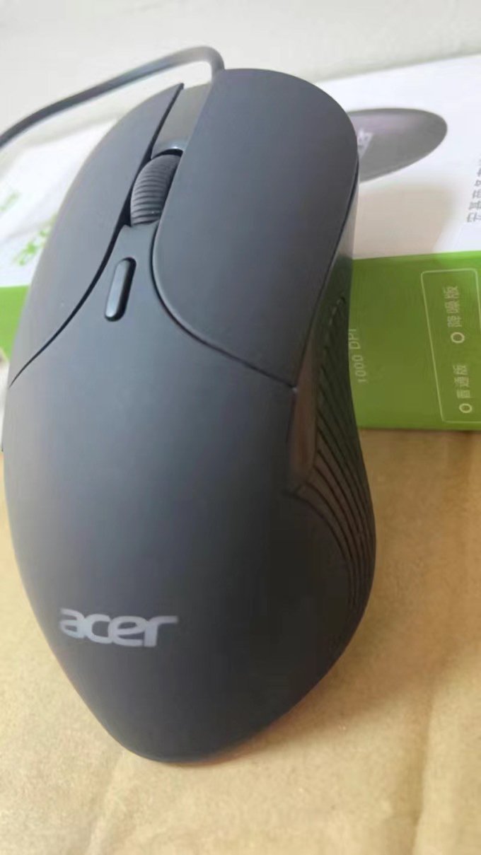 宏碁普通笔记本怎么样 acer宏碁115MS有线鼠标usb静音台式办公游戏_什么值得买