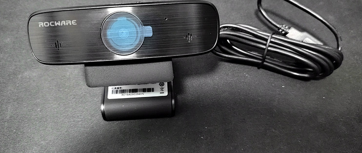 开箱一个ROCWARE RC19电脑摄像头_摄像头_什么值得买