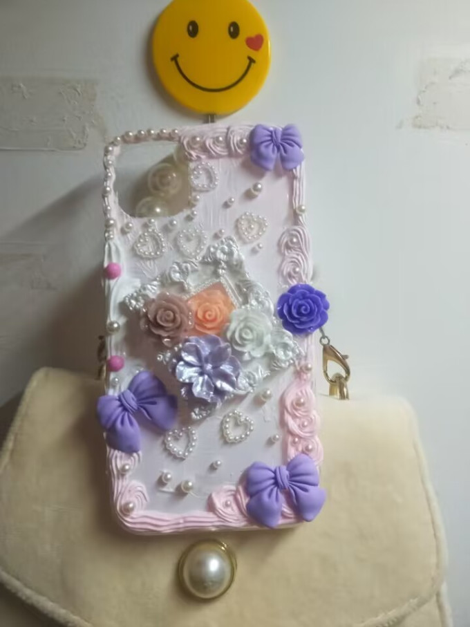 DIY手工制作创意奶油胶手机壳_什么值得买