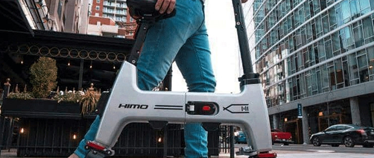 HIMO喜摩H1迷你折叠电动车滑板车超轻便携锂电池男女代步小型车_电动车_什么值得买