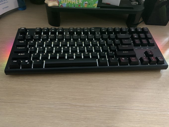 ROYAL KLUDGER87键盘怎么样 RK R87机械键盘k黄单色白光到手初体验_什么值得买