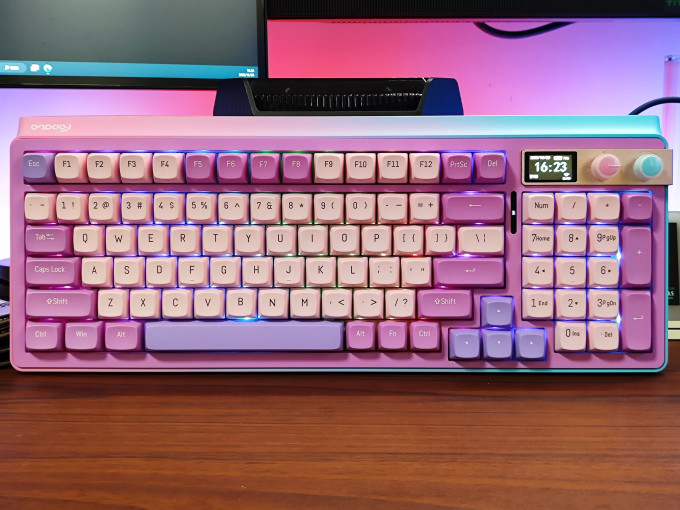 高颜值顶配新品丨虎八兔H98三模机械键盘_什么值得买