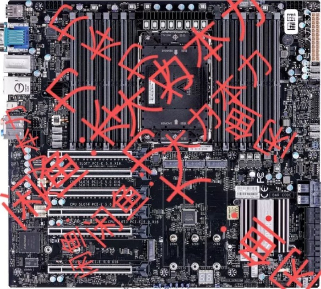 支持56核心：超微W790 X13SWA-TF主板真容现身、6路PCIe、最高4TB DDR5内存_主板_什么值得买