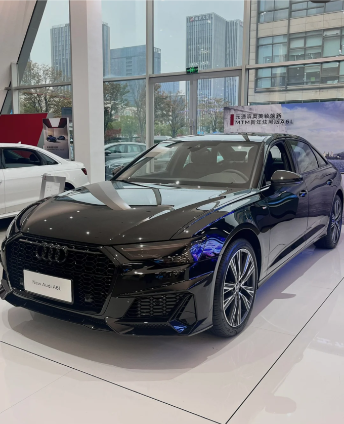奥迪轿车怎么样 奥迪A6L黑武士-既然跑不快 那就玩姿态_什么值得买