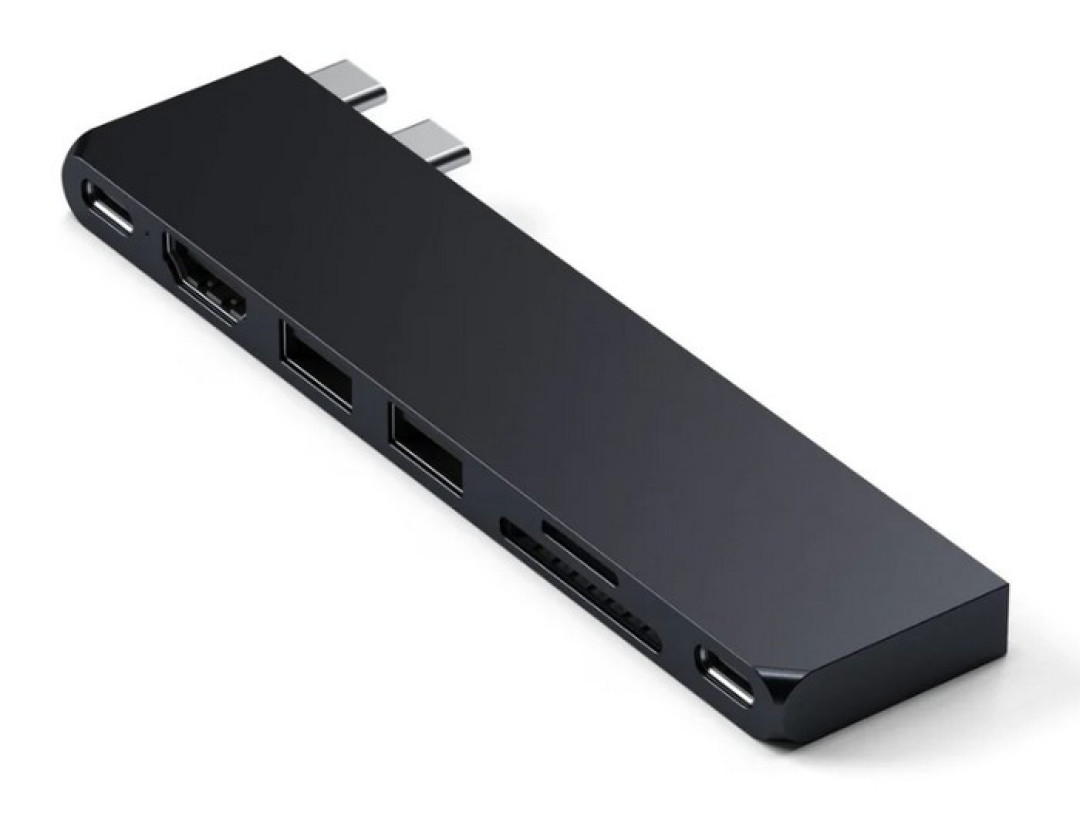 为苹果 MacBook Air / Pro ：Satechi 发布 Pro Hub Slim 扩展坞_USB集线器_什么值得买