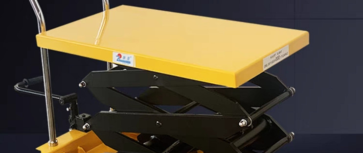 雄豪手动液压升降手推车升降机移动式升高液压升降车小型升降平台_户外工具_什么值得买