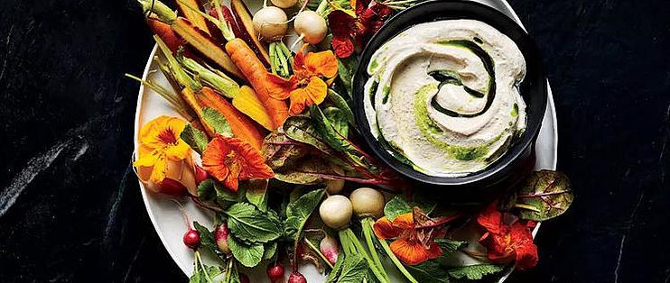Crudités and Fermented Soybean Dip——美味又健康的搭配_小吃快餐_什么值得买