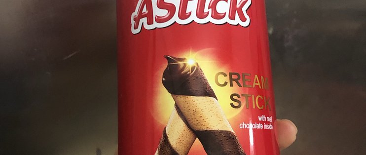 Astick爱时乐巧克力味威化卷心酥蛋卷_其他休闲零食_什么值得买