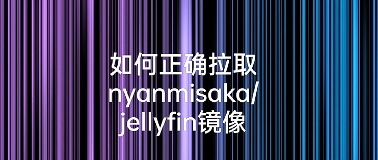 新版本nyanmisaka/jellyfin镜像的正确拉取方式_软件应用_什么值得买