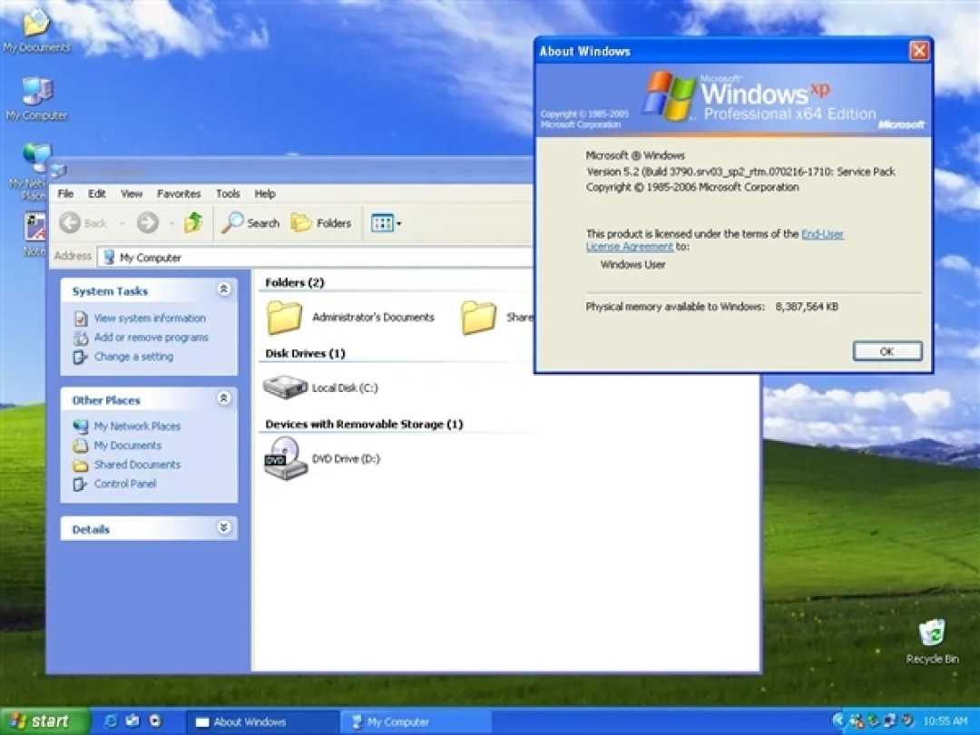 大小仅 3.7GB：达人基于 Win10 改造经典 WinXP 系统_办公软件_什么值得买