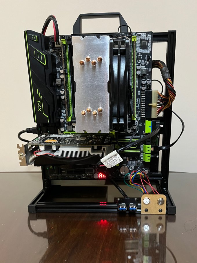 铝型材diy一个低成本、有个性的开放式机箱_什么值得买