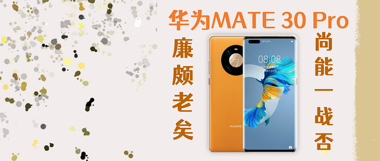 华为Mate 30 Pro廉颇老矣，尚能一战否？_手机_什么值得买