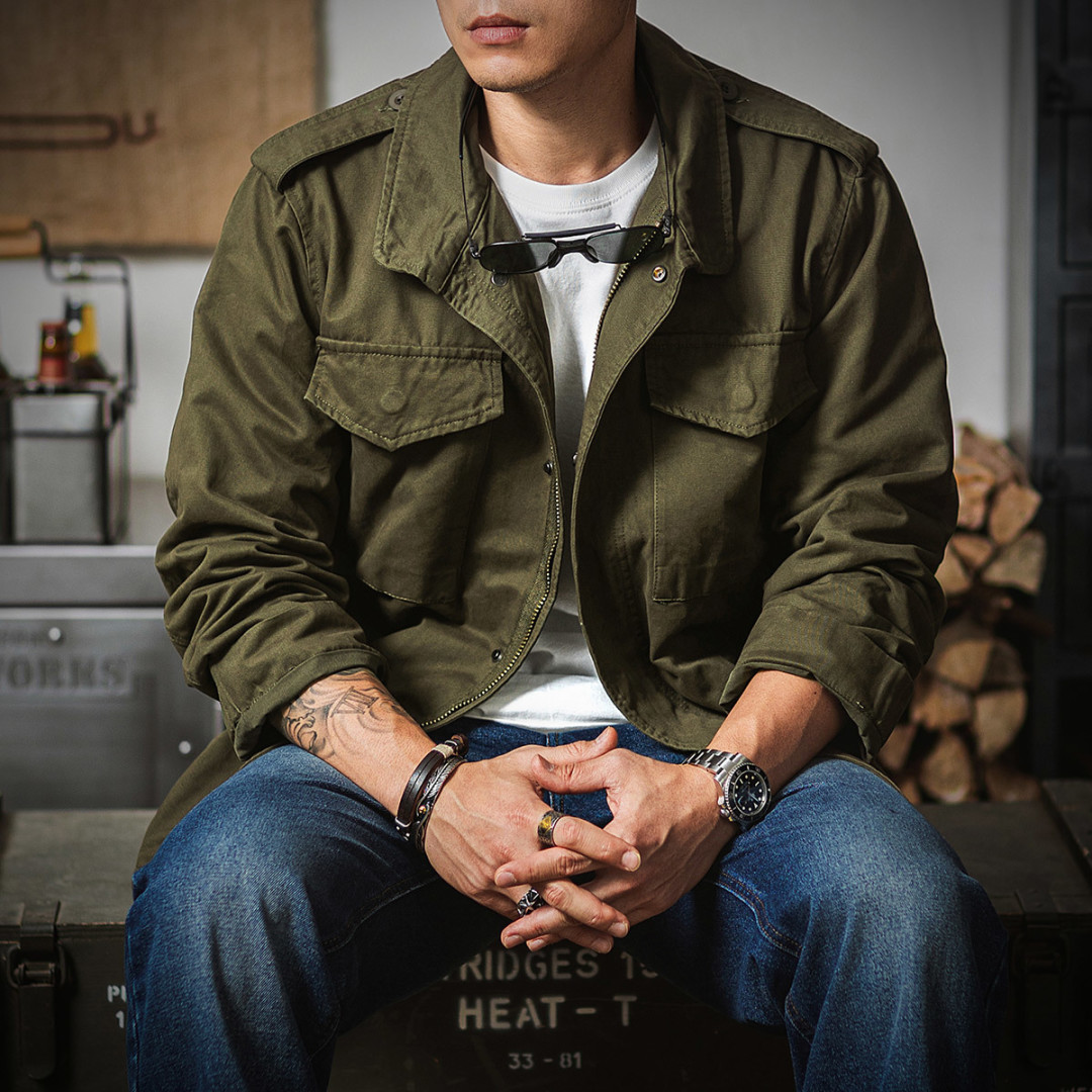 春季夹克怎么选？硬汉标配经典M65夹克，永不过时！_男士夹克_什么值得买