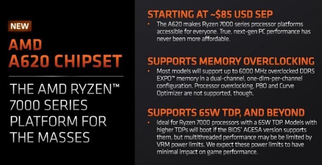 深挖丨良心！AMD A620 主板并不只限于 65W TDP 新锐龙，对 CPU 宽容度高_主板_什么值得买