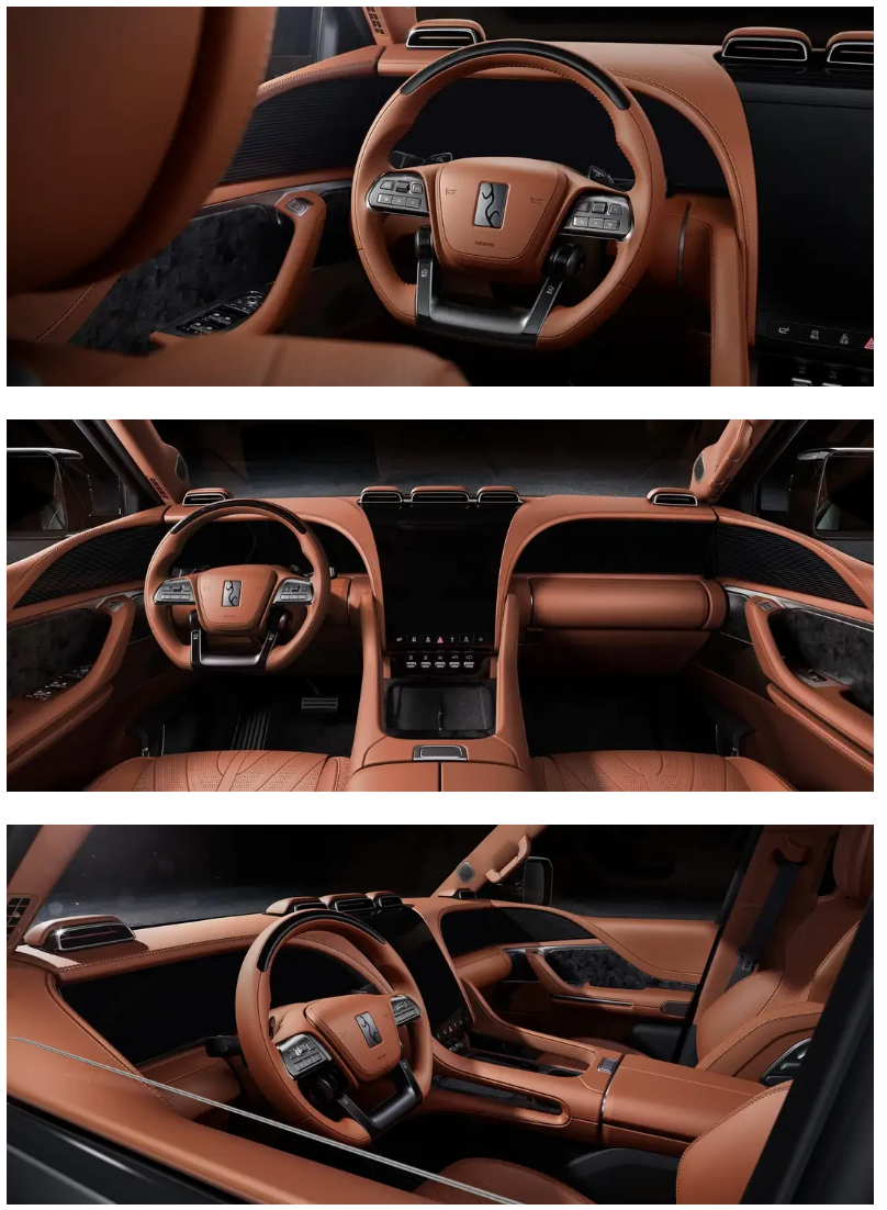 比亚迪高端品牌车型，仰望U8内饰官图发布_SUV_什么值得买