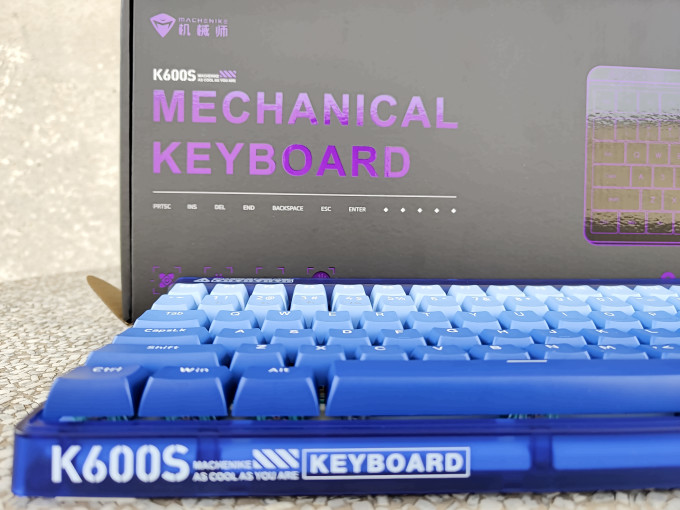 机械师键盘怎么样 机械师K600S，GR翠轴开箱_什么值得买