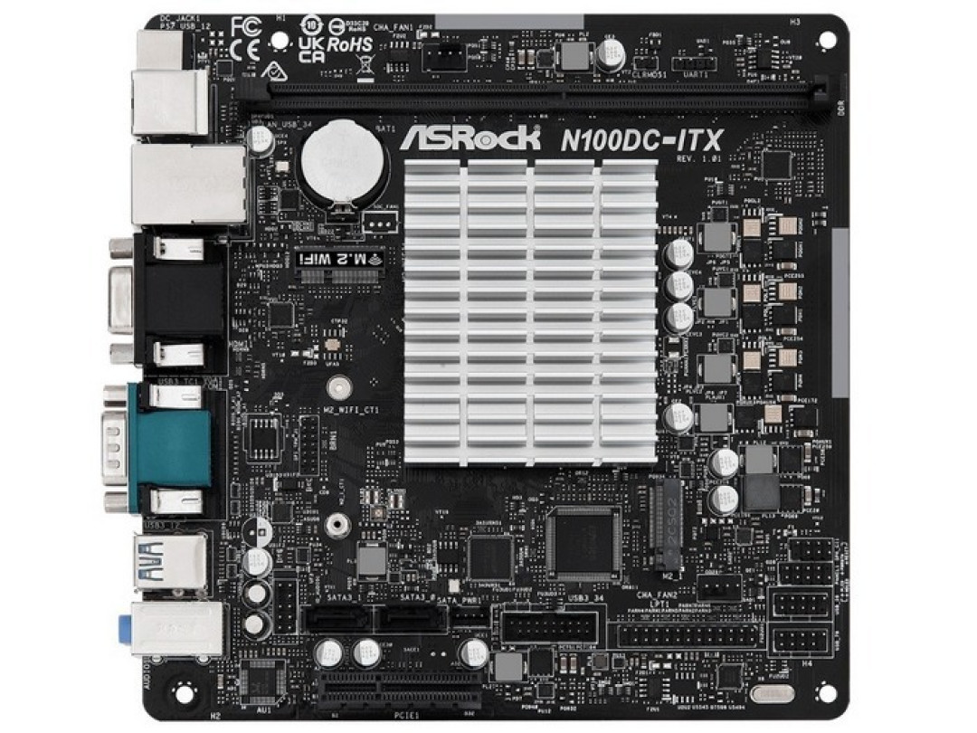 无风扇、仅6W TDP：华擎发布 N100DC-ITX、N100M 两款新主板_主板_什么值得买